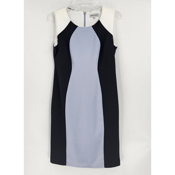 Shelby & Palmer | Dresses | Shelby Palmer Sleeveless Gray Blue White ...